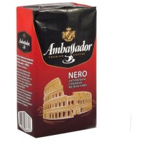 Купити Кофе молотый Ambassador Nero, 225г, $Ціна Кофе молотый ...